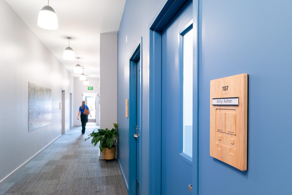 RiverCities Transit Center - Interior Room Signage - TCF Architecture