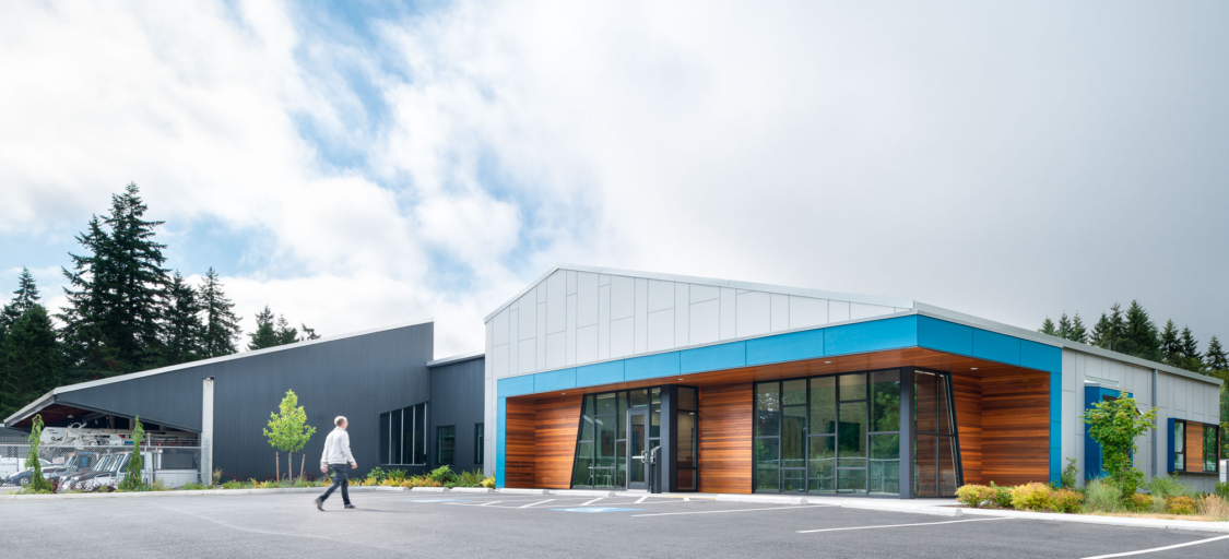 Jefferson PUD Operations Center - Exterior - TCF Architecture