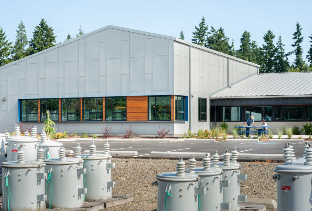 Jefferson PUD Operations Center - Exterior - TCF Architecture