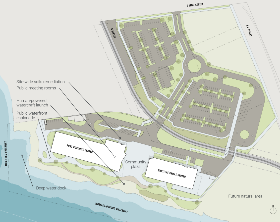 Maritime Center Site Map - TCF Architecture